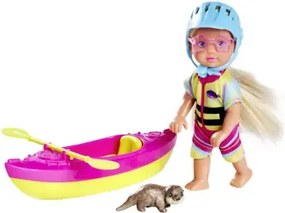 SIMBA Panenka Evička Evi Love s kajakem / 12 cm / od 3 let