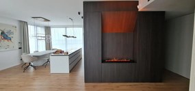 Water vapor fireplace -  Parní krb 1200 3D hloubka 300mm