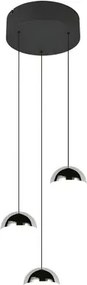 Reality Senta černá / Závěsné svítidlo / LED / 3x5W / 4000K / 800lm /