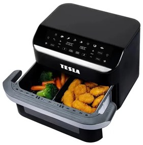 TESLA Electronics AirCook- Multif. duální dig. horkovzd. fritéza 10 l 2400W/230V