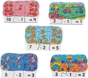 Just Jigsaws 791 Odčítání - dřevěné puzzle 30 dílů / od 3 let