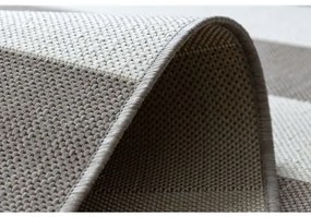 koberec FLAT SISAL 48644686 Pruhy bílá béžový velikost 160x230 cm | krásné koberce cz