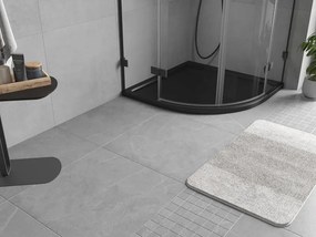 Mexen Flow půlkruhový sprchový kout slim 90 x 90 cm, černý mat - 46Q709090