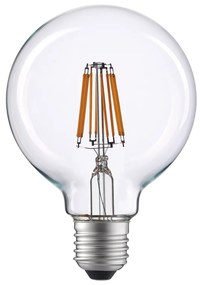 Diolamp Retro LED Globe Filament žárovka čirá G95 6W/230V/E27/2700K/690Lm/360°/DIM