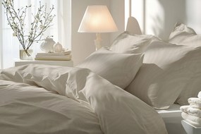 Florella Flanelové povlečení Zoma Beige Rozměr: 70x90 + 140x200 cm