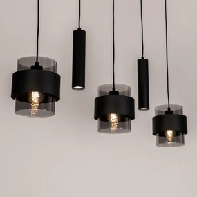 Závěsné svítidlo Retro 70er 5/110 Line Black