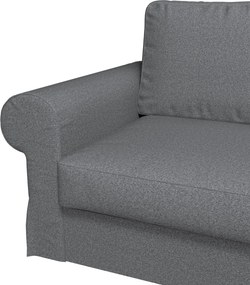 Potah na pohovku IKEA Backabro,  3-místná, rozkládací barva šedá látka pletený vzor