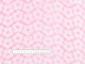 Biante Mikroplyšová deka MIP-027 Světle růžové květy 100x150 cm