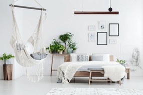 Toolight - LED stropní lampa APP969-1CP, hnědá-černá mřížka, OSW-07002