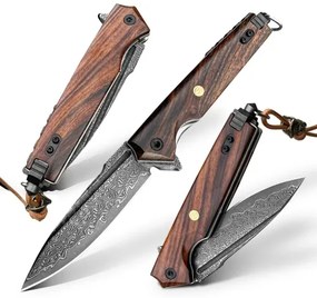 KnifeBoss damaškový zavírací nůž Precision VG-10