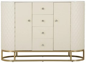 Designová komoda Pembroke 120 cm bílá