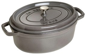 Staub Cocotte hrnec oválný 29 cm/4,2 l šedá, 1102918