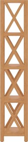 vidaXL 5patrový regál 40 x 30 x 146 cm masivní dubové dřevo [353816]