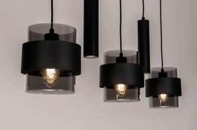 Závěsné svítidlo Retro 70er 5/110 Line Black