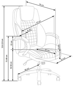 Kancelářská židle CALMARA černá