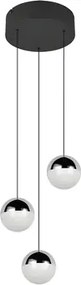 Reality Senta černá / Závěsné svítidlo / LED / 3x5W / 4000K / 800lm /
