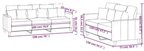 vidaXL 2dílná sedací souprava s poduškami samet [3201723] Barva: Žlutá
