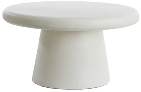 Bílý kulatý konferenční stolek ø 70 cm Kulona – Light &amp; Living