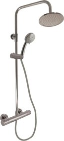 RAV Slezák - Sprchový set s termostatem, průměr 20 cm, 5 proudů, metal grey TRM82.5/5-61MGK