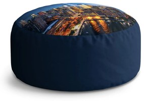 Sablio Taburet Circle Noční mrakodrapy: 38x48 cm