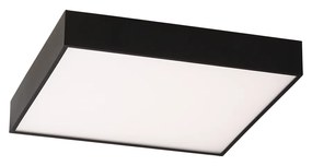 ACB Iluminacion Stropní LED svítidlo OPORTO, š. 40 cm, 40W + 5W, CRI90, CCT switch 2700-3000K Barva: Černá, Stmívání: DALI/PUSH