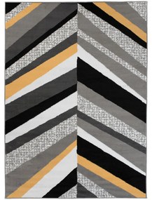 Kusový koberec PP Rico šedožlutý 130x190cm