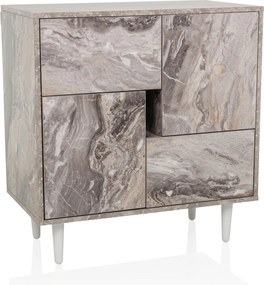 XXXLutz KOMODA, hnědá, bílá, 72/77/39,5 cm MID.YOU - Široké komody - 001918065401