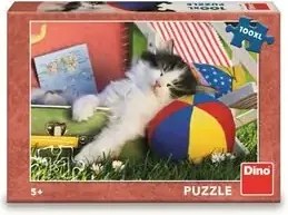 DINO KOTĚ ODPOČÍVÁ 100 XL Puzzle / 100XL dílků / od 5 let