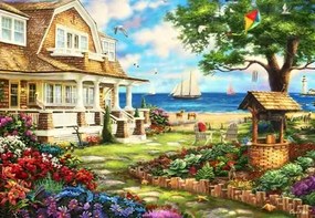 GRAFIKA Puzzle Art Collection: Chata u moře / 1000 dílků / 69 × 47,8 c