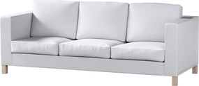 Potah na pohovku IKEA  Karlanda 3-místná nerozkládací, krátký barva šedá látka pletený vzor