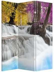 Paraván - Erawan vodopád v lese (126x170 cm)