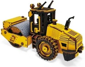 RoboTime dřevěné 3D puzzle Silniční válec / od 8 let / 149 dílků / Obt