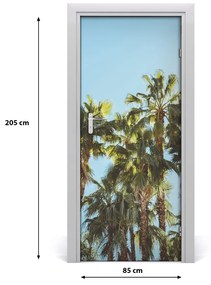 Fototapeta na dveře samolepící příroda palmy 85x205 cm