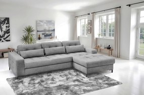XXXLutz ROHOVÁ SEDAČKA, textil, šedá MID.YOU - Sedací soupravy - 000694007908