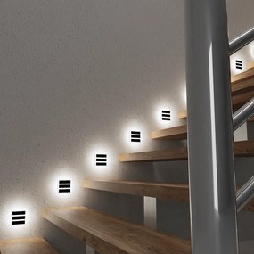 Schodišťové LED svítidlo Vox, 1x LED 0,6w, 4000k, b