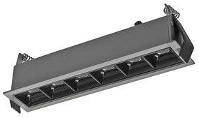 Indeluz 809C-L3306B-03 zapuštěné stropní LED svítidlo Sigma S Mini-Trim, šedé, 6W, 4000K, 17,3cm