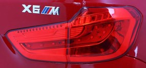Ramiz Dětské elektrické autíčko BMW X6M lakované - červené SUV + dálkové ovládání