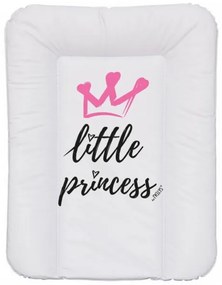 Přebalovací podložka, měkká, Little Princess, 70 x 50 cm, bílá, NELLYS