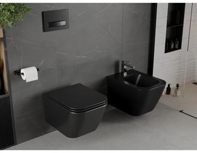 Mexen Madox, závěsný bidet 515x365x320 mm, černá matná, 35155170