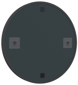 Nástěnné zrcadlo černé 50 cm - Default Title