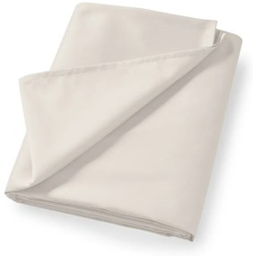 Béžové prostěradlo z bavlněného saténu 230x260 cm Cotton Sateen – Bianca