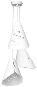 Luminex Závěsné svítidlo ALANA 3xE27/60W bílá LU5015
