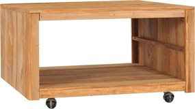 vidaXL Konferenční stolek 80 x 80 x 40 cm masivní teakové dřevo [288896]