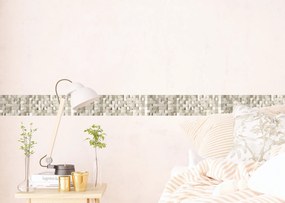 Samolepící bordura na zeď 3D Dřevěné Kostky | 5 m x 13.8 cm | DWB8234
