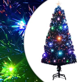 284300 vidaXL Vánoční stromek se stojanem a LED 120 cm optické vlákno