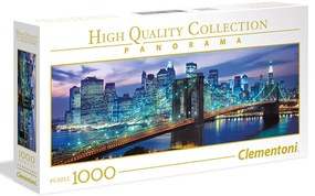 Clementoni - Puzzle Panorama 1000 New York-Brooklynský most