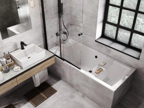 Besco Quadro Slim obdélníková vana 180 x 80 cm akrylát bílá VANQAUD180SLIM