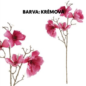 Magnolie, 4 květy UKK211 WT krémová barva