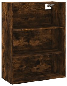 Skříň highboard kouřový dub 69,5 x 34 x 180 cm kompozitní dřevo,  3189242