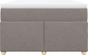 Box spring postel s matrací taupe 120x200 cm textil 3285370